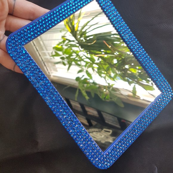 Hand Crafted | Wall Decor | Rhinestone Magnetic Mirror | Poshmark